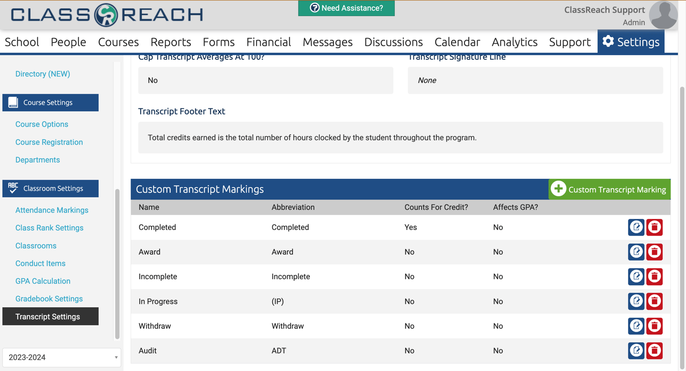 Withdrawing a Student Mid Year