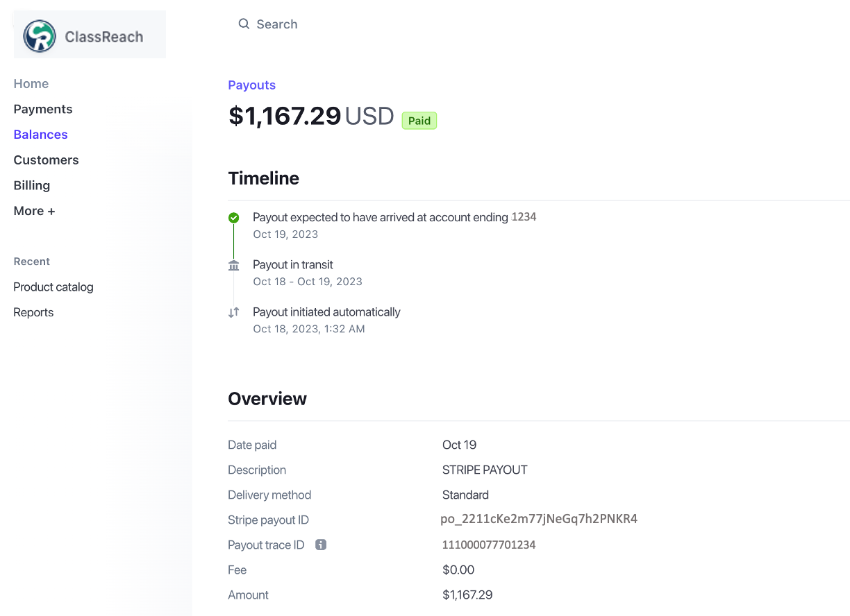 Stripe - using the Dashboard