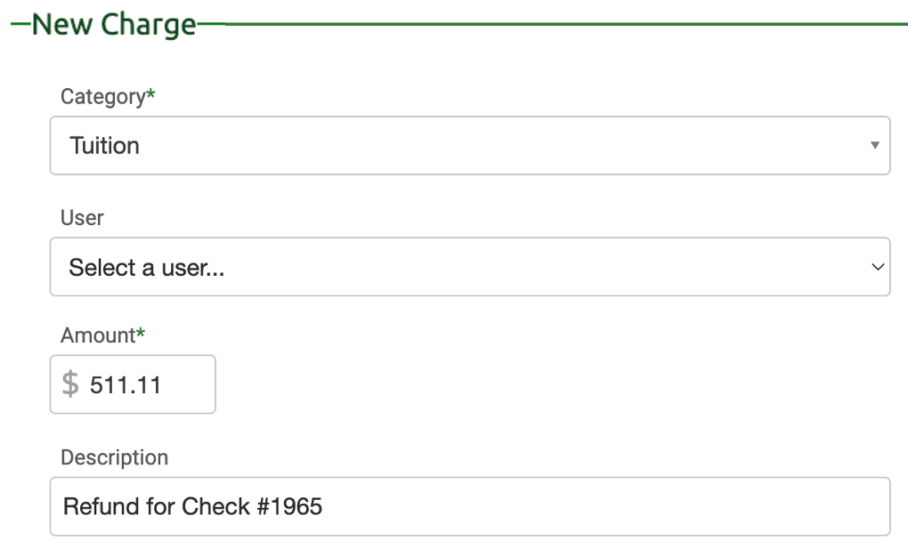 Processing a Full Refund of a Check Payment